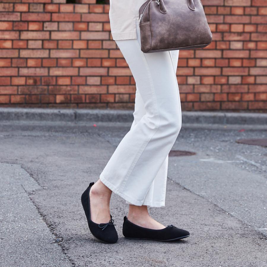 パンプス 痛くない ローヒール リボン シルバー ぺたんこ エナメル フラットパンプス バレエシューズ フラットシューズ ブラック ブラウン 茶色 2022 春 夏 春夏 :IPT223-1 ...