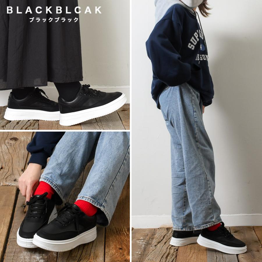 SVEC スニーカー レディース 厚底 歩きやすい 履きやすい シューズ 靴 ウォーキングシューズ 散歩 おしゃれ ローカット カジュアルシューズ 韓国 シンプル 黒 白 : TTCLUB ...