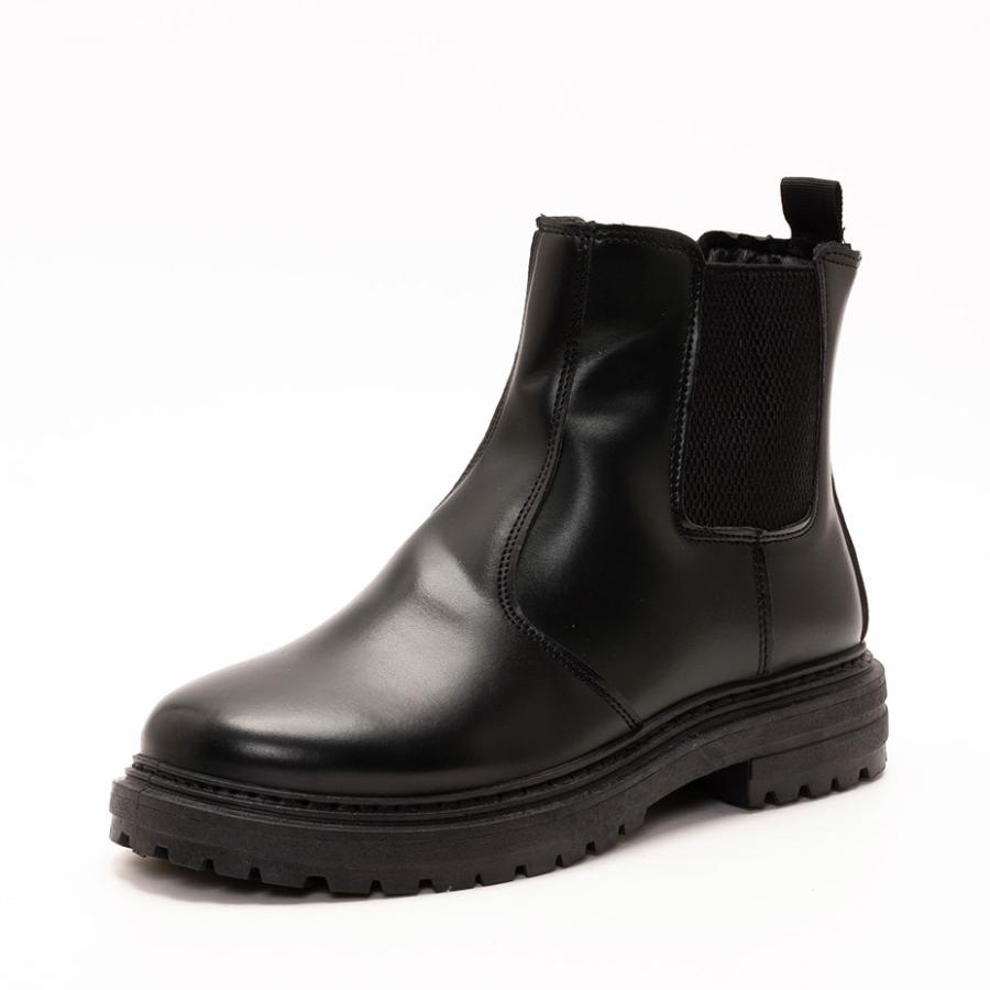 SVEC サイドゴアブーツ メンズ 厚底 ブーツ ショートブーツ 足が疲れない ワークブーツ 革靴 紳士靴 高級感 カジュアル 履きやすい 歩きやすい シンプル 黒 ブラック : TTCLUB ...