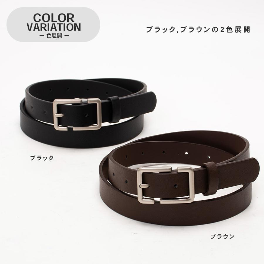 ベルト レディース メンズ 細い 細ベルト 太い 太め 調整可能 バックル スリムベルト アクセサリー 細め 細身 おしゃれ カジュアル 革 シンプル おしゃれ : sty-19779 ...