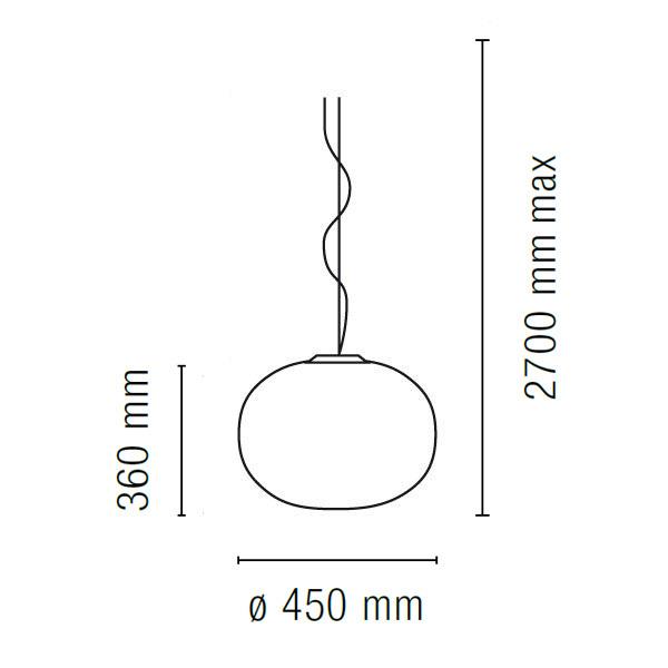 FLOS (フロス) 正規販売店 GLO-BALL S2 グローボールS2 ペンダントライト ホワイト / 756GLOBALL/S2/LED (電球付) :flos-glo-balls2 ...
