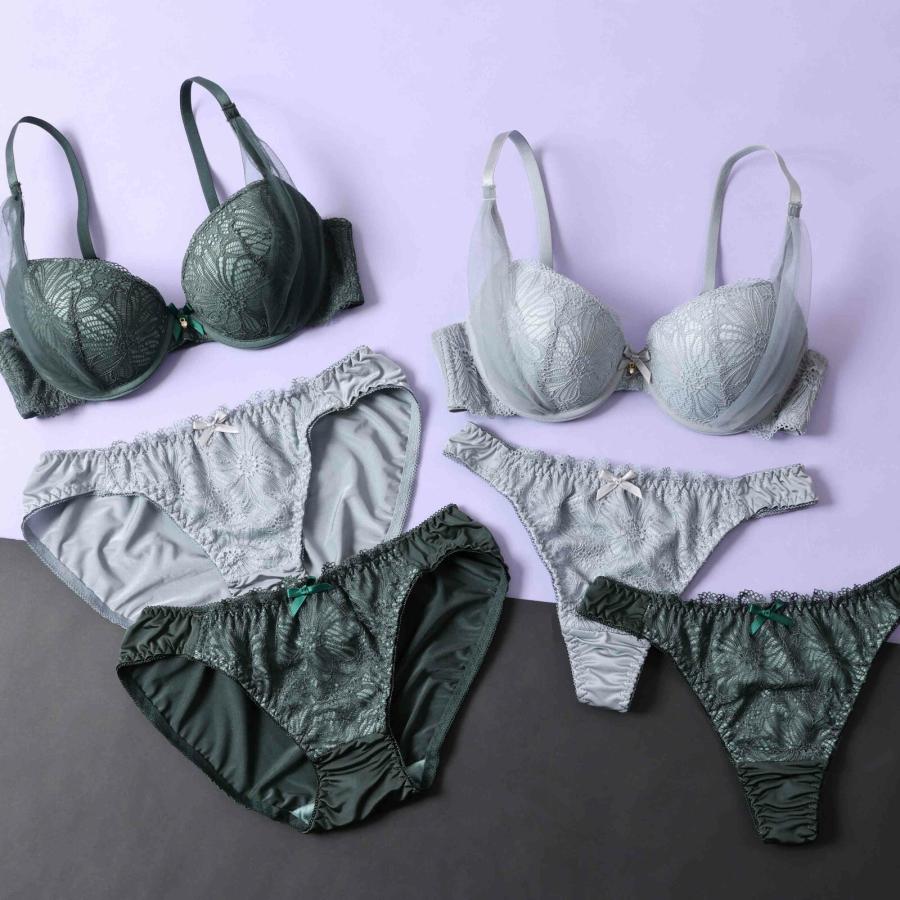 Palissee [パリーゼ] 3点セット 3/4モー ルドカップ ブラ＆ショーツ& Tバックショーツ 143366T : らっきいどう - 通販 - Yahoo!ショッピング