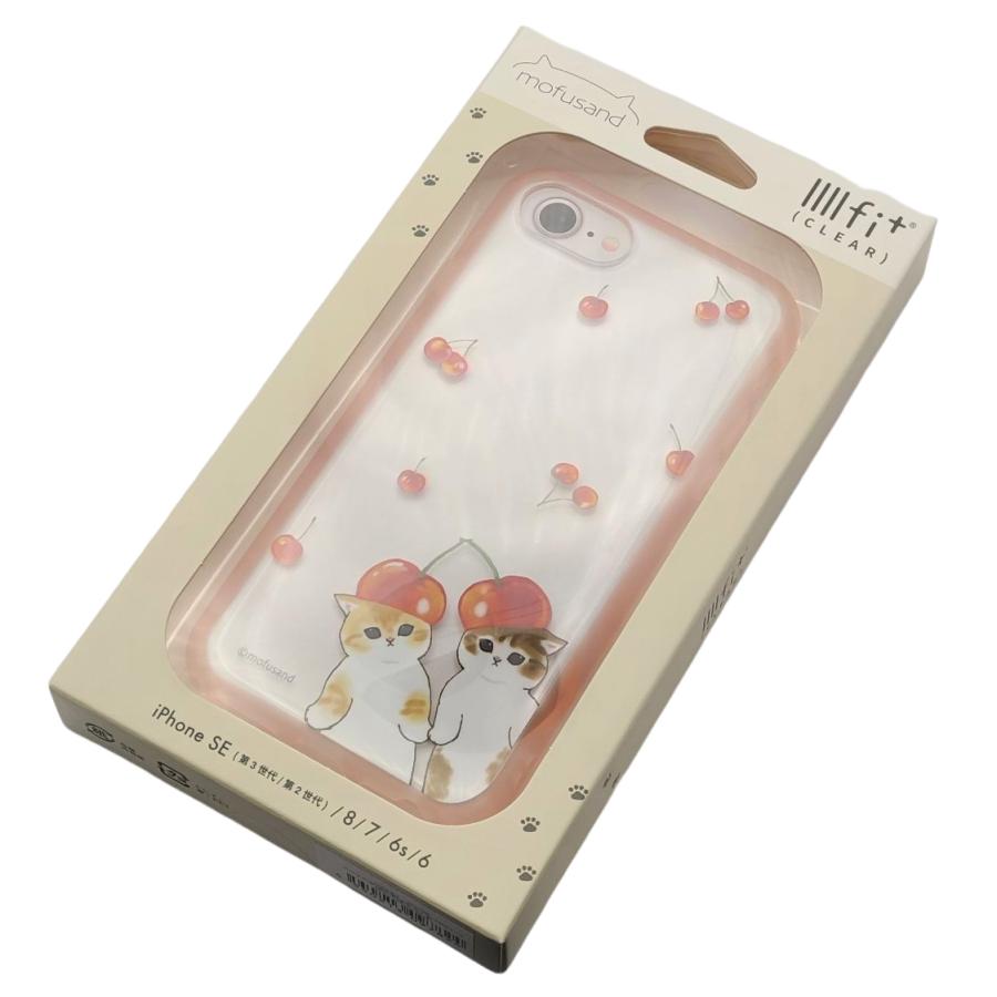 IIIIfit モフサンド さくらんぼ iPhone SE 第3世代 第2世代 8 7 6s 6用 ケース スマホ カバー アイフォン mofusand Clear : ラッキーラックヤフー店 ...