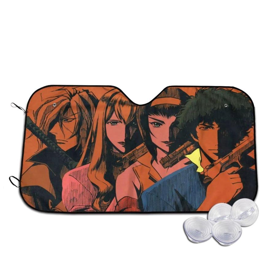 Mioolkt Cowboy Anime Bebop Windshield Sun Shade, Sunshades for C 並行輸入品 ...