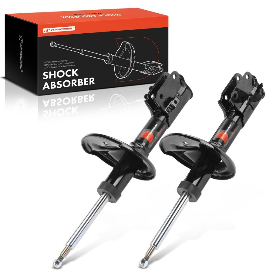 A Premium Front Pair (2) Shock Absorber Compatible with Mitsubis 並行輸入品 ...