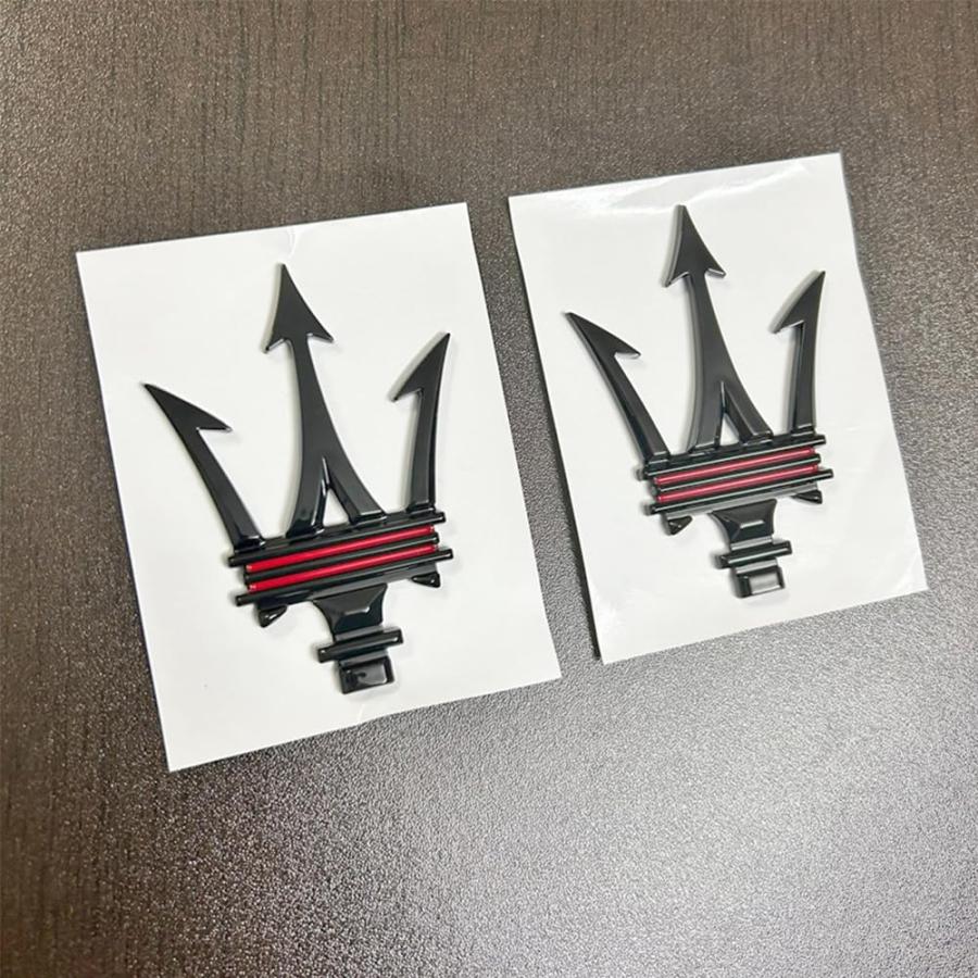 2 Pcs Car Side Label Body Sticker for Maserati Ghibli Levante Qu 並行輸入品 ...