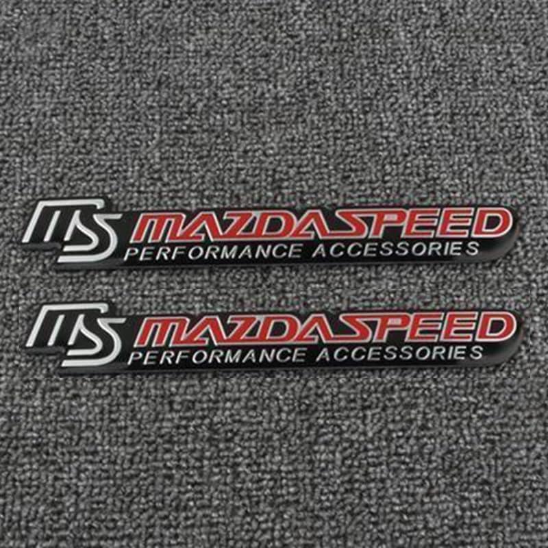 LSJDNASHD 2pcs Car Emblem Badge for Mazda Mazdaspeed 2 3 6 Cx4 C 並行輸入品 : hfayb0df2cbkpfk ...