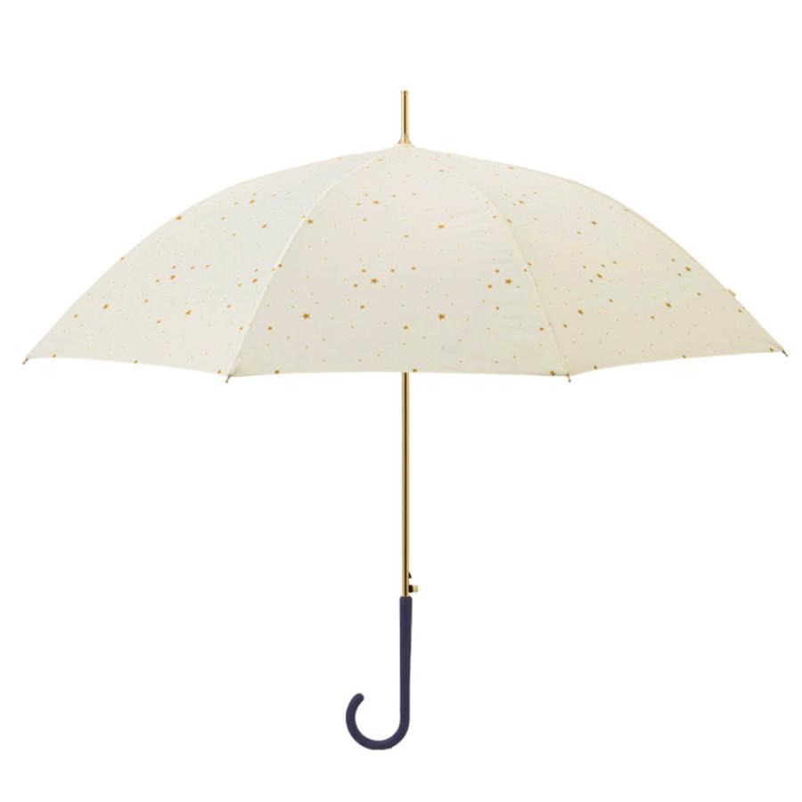 ☆ 星柄オフホワイト 傘 レディース ジャンプ 通販 はっ水 撥水 @quas hack アクアスハック 超撥水 60cm 8本骨 aquas グラスファイバ : BACKYARD ...