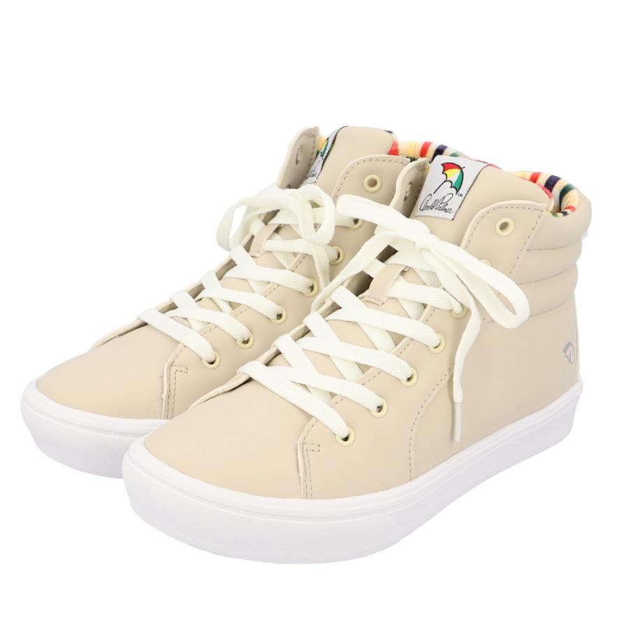 ☆ ベージュ ☆ 23.0cm ☆ Arnold Palmer ハイカット レイン対応スニーカー AL0864 arnold palmer アーノルドパーマー スニーカー :al0864 ...