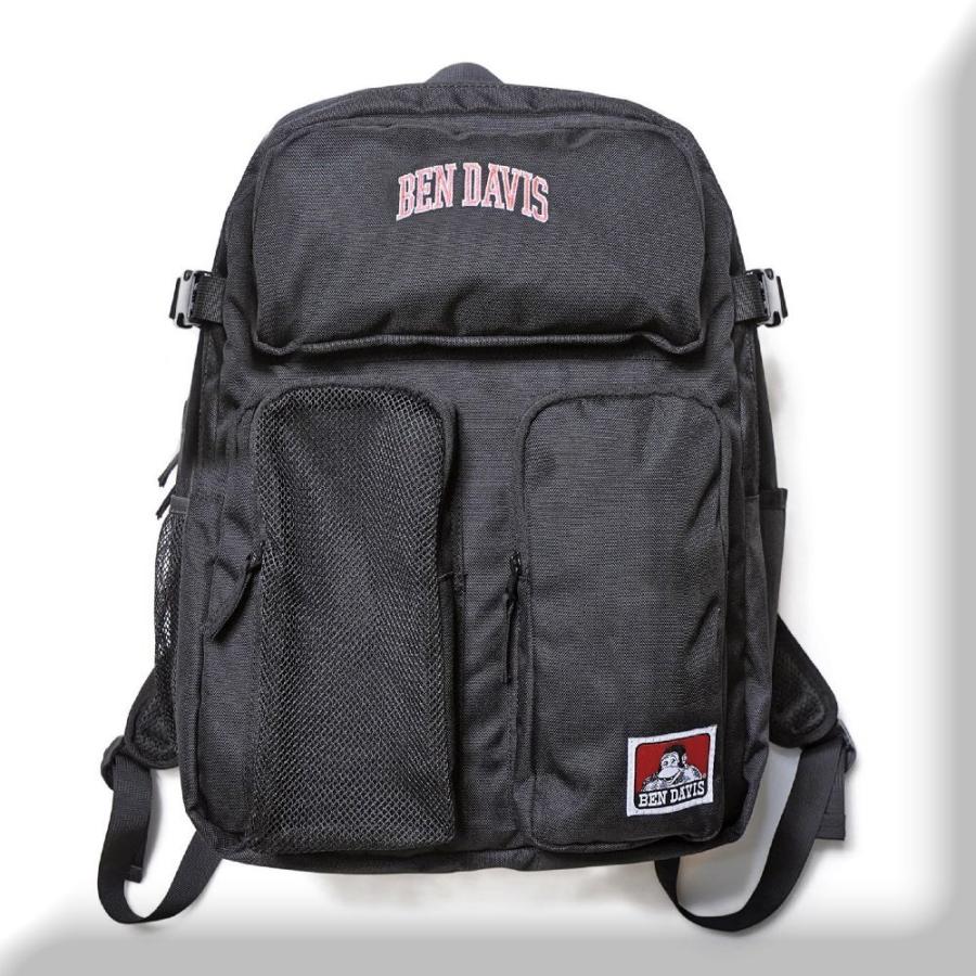 BLACK/PINK BEN DAVIS ベンデイビス W-MESH DAYPACK リュック BDW-8238 リュックサック バックパック : BACKYARD FAMILY 雑貨タウン ...