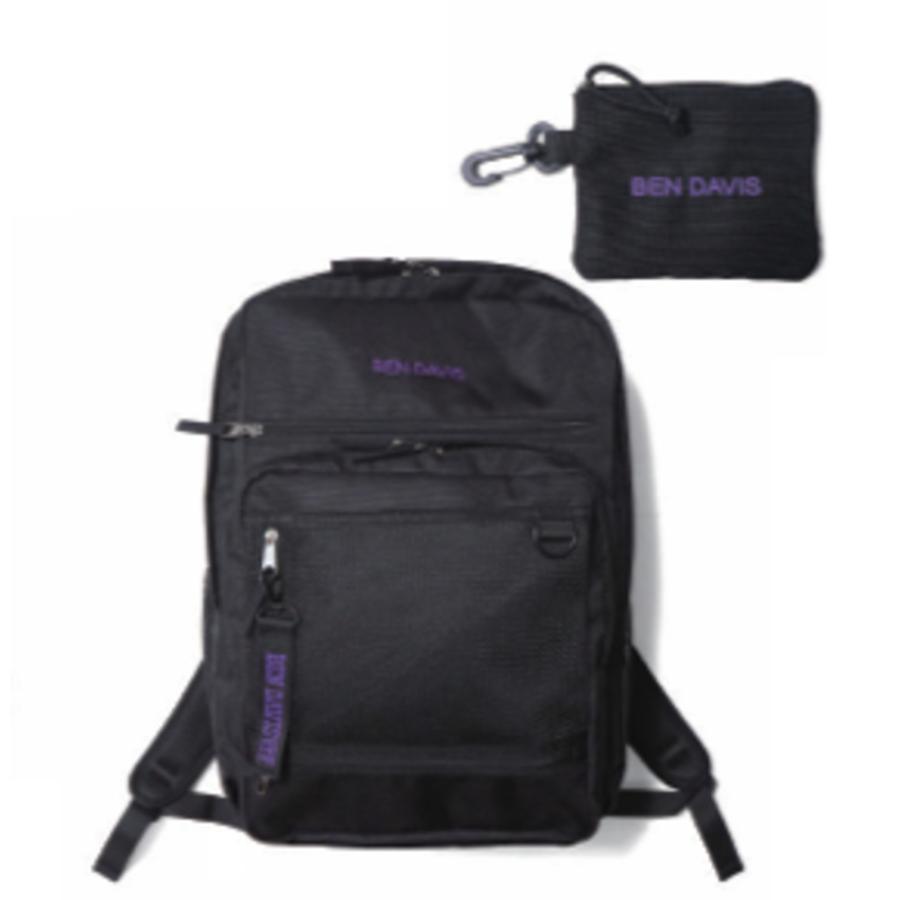 BLACK/PURPLE BEN DAVIS ベンデイビス BIG MESH DAYPACK リュック BDW-8411 リュックサック バックパック : BACKYARD FAMILY 雑貨 ...