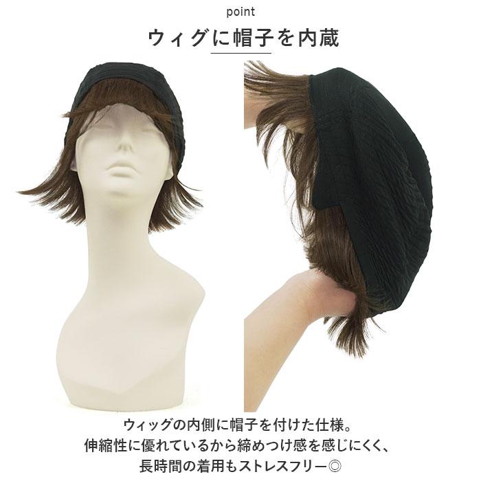 TDMT/耐熱ダスティミルクティー プリシラ 帽子ウィッグ Relax ラウンドマッシュ BO-05 ウィッグ フルウィッグ ...