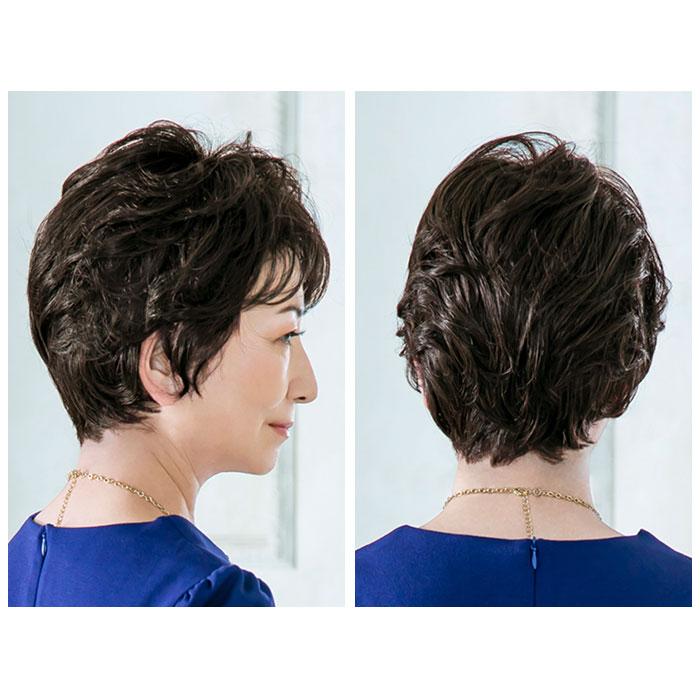 TDGH.耐熱ダークグレイヘア ☆ プリシラ 帽子ウィッグ Relax ミックスカールショート BO-08 PRISILA プリシラ 帽子 ...