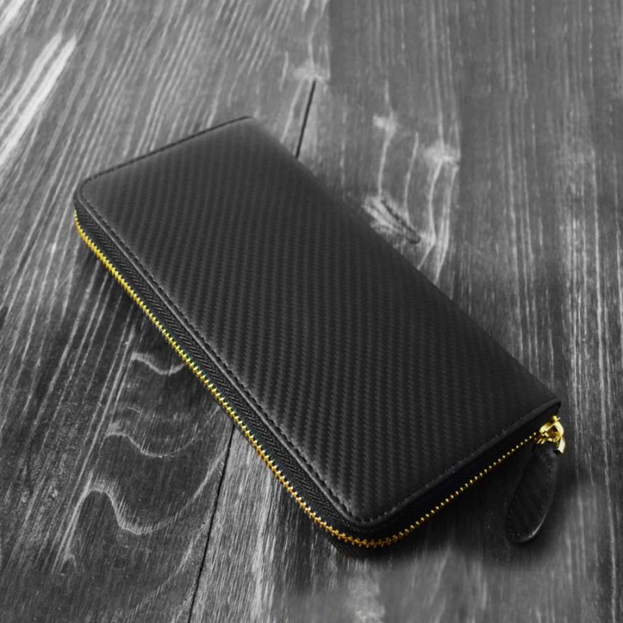 ☆ ブラック BEAMZSQUARE カーボンレザーラウンドF長財布 長財布 メンズ ブランド 長 財布 ロングウォレット さいふ サイフ ウォレット : BACKYARD FAMILY 雑貨 ...