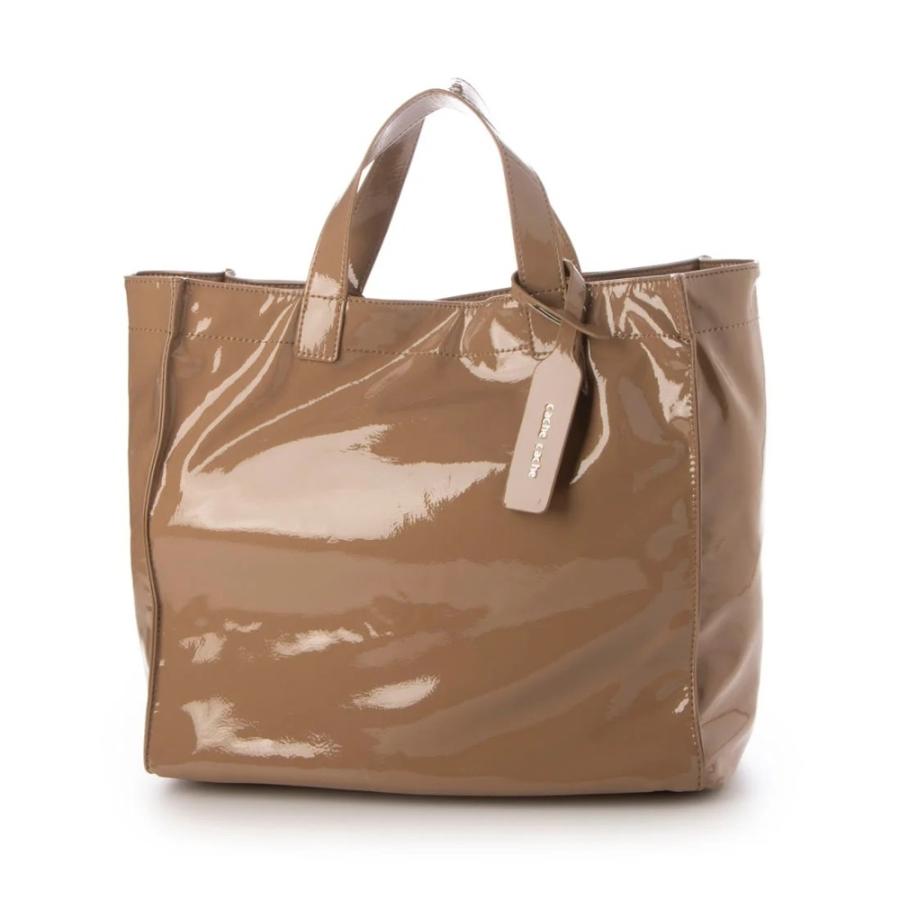 ☆ ベージュ cachecache カシュカシュ ソフトエナメルショッパーバッグ トートバッグ エナメル トートバック : BACKYARD FAMILY 雑貨タウン - 通販 - Yahoo ...