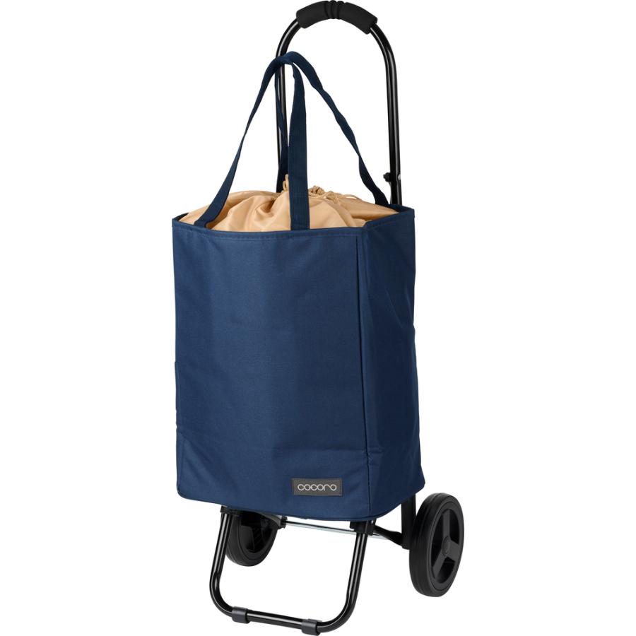 ★ ネイビー2 コ・コロ cocoro ショッピングカートトート ショッピングカート ココロ 保冷 保温 おしゃれ 買い物カート : BACKYARD FAMILY 雑貨タウン - 通販 ...