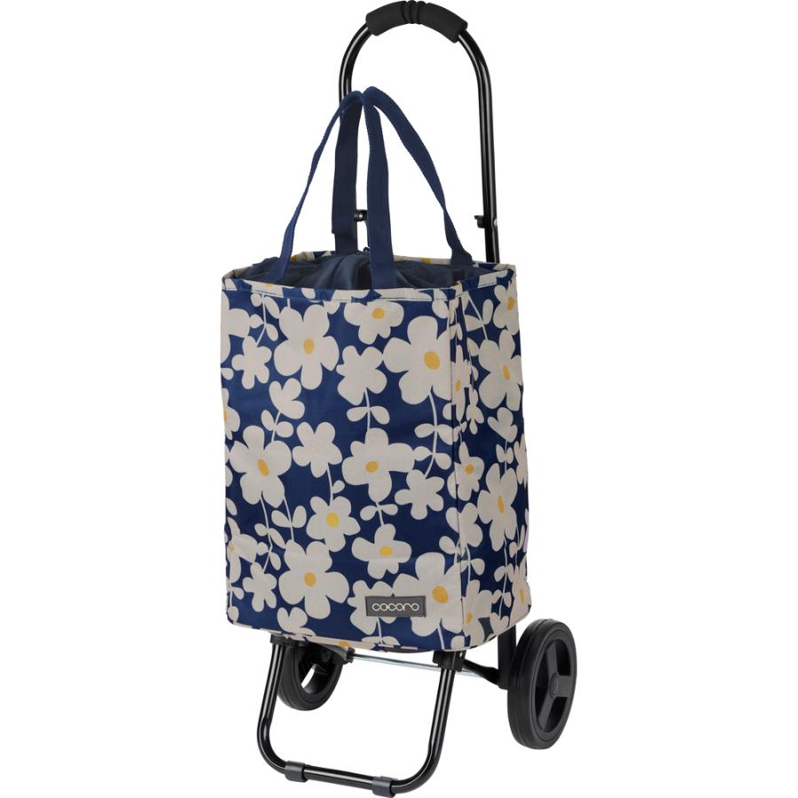 ★★ アデリーヌネイビー2 コ・コロ cocorotote2 ショッピングカートトート ショッピングカート cocoro ココロ 折りたたみ 2輪 : BACKYARD FAMILY 雑貨 ...