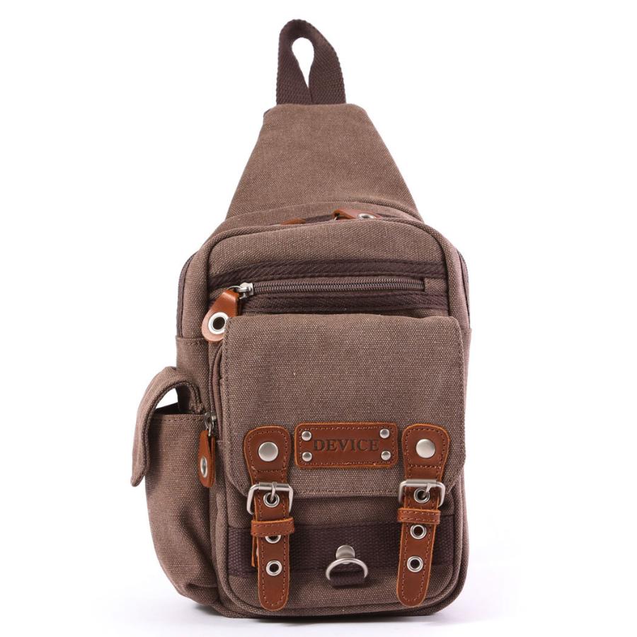 3.ブラウン キャンバー DEVICE ボディバッグ ボディバック デバイス dbh30028 メンズ ワンショルダー : BACKYARD FAMILY 雑貨タウン - 通販 - Yahoo ...