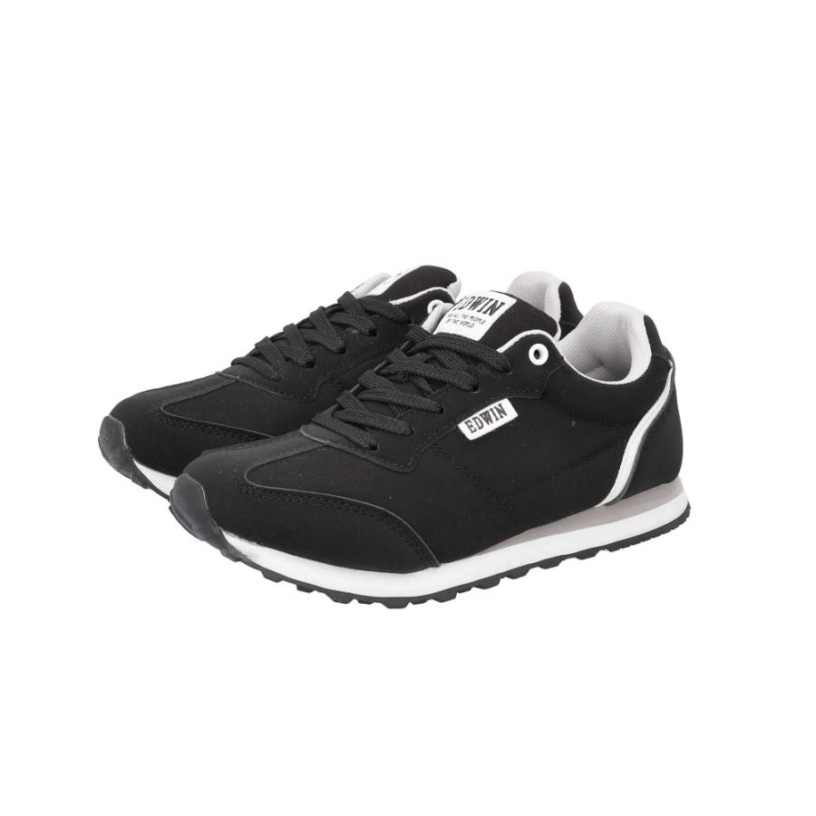 BLACK 24cm EDWIN レディース 軽量スニーカー スニーカー EDW4327 エドウィン ローカットスニーカー 軽量 : BACKYARD FAMILY 雑貨タウン - 通販 ...