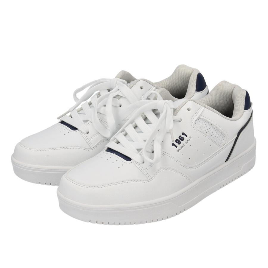 WHITE/NAVY 26cm EDWIN メンズ 軽量スニーカー 白スニーカー エドウィン スニーカー EDW7107 靴 : BACKYARD FAMILY 雑貨タウン - 通販 ...