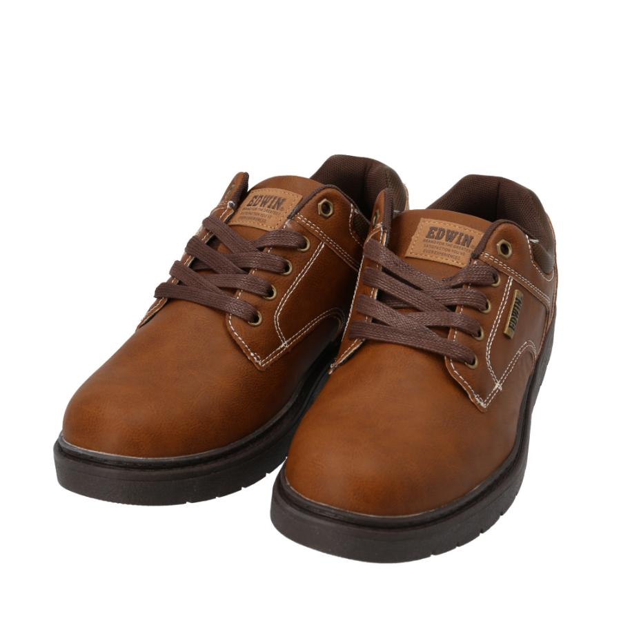 BROWN ☆ 26.5cm ☆ EDWIN メンズ 撥水・防滑 スニーカー EDWIN スニーカー EDW7380 エドウィン 靴 メンズ ローカットスニーカー : edw7380 ...