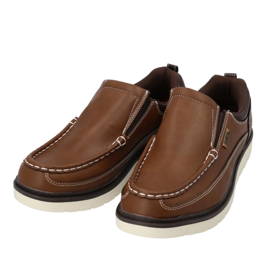 BROWN 26.5cm EDWIN メンズ 撥水・防滑 スリッポン スニーカー EDW7381 エドウィン 靴 防滑シューズ : BACKYARD FAMILY 雑貨タウン - 通販 ...