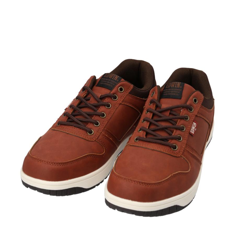 BROWN 25.5cm EDWIN メンズ 防水・防滑 スニーカー 防水 EDW7975 エドウィン 靴 ローカットスニーカー : BACKYARD FAMILY 雑貨タウン - 通販 ...