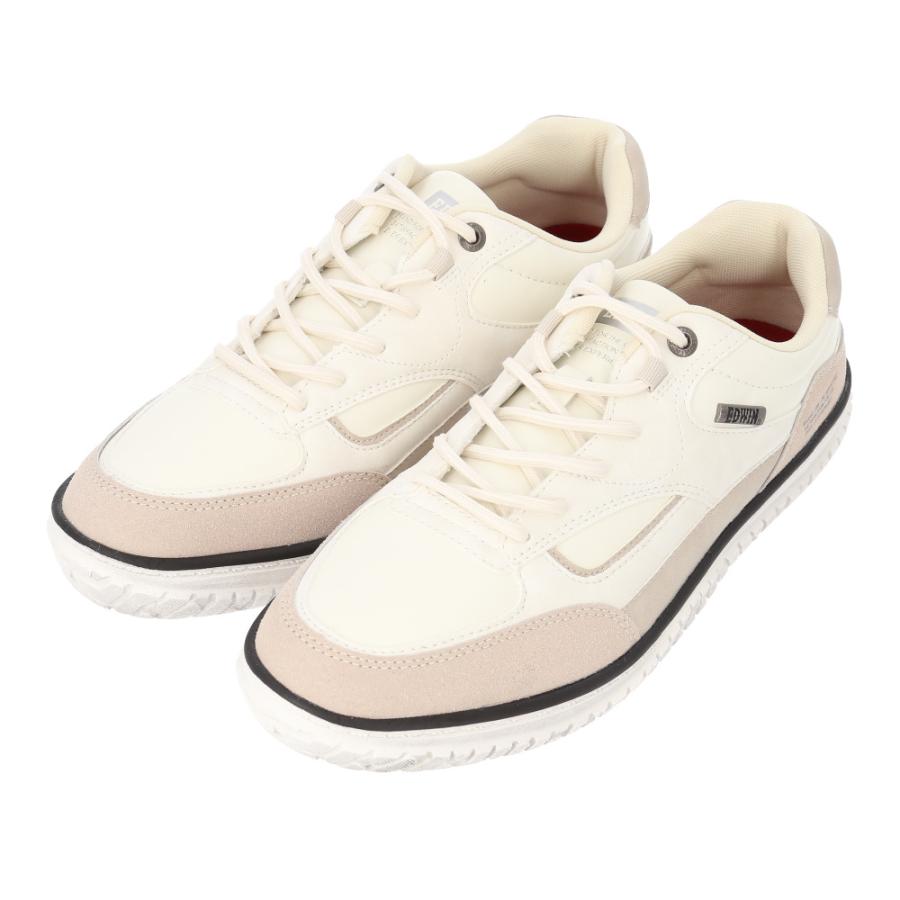 WHITE ☆ 25.5cm ☆ EDWIN メンズ 軽量スニーカー 7743 EDWIN スニーカー メンズ 7743 ローカット エドウィン 靴 ローカットスニーカー ...