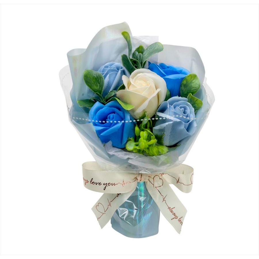 ☆ ブルー ☆ ソープフラワー モナブーケ BOX入り ソープフラワー 花束 モナブーケ アーティフィシャルフラワー アレンジ : fdc2-zai-blue : BACKYARD ...