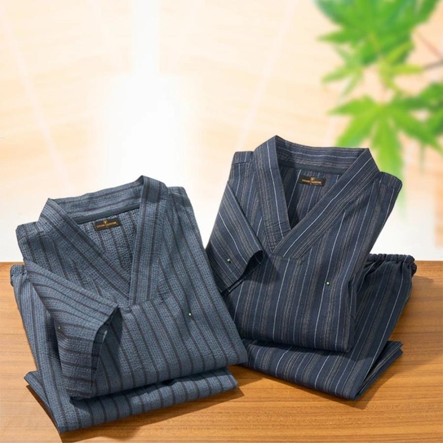 2p Lサイズ そのまま寝られる被る甚平2着組 甚平 メンズ そのまま寝られる被る甚平2着組 じんべえ 2着セット パジャマ 夏 : BACKYARD FAMILY 雑貨タウン - 通販 ...
