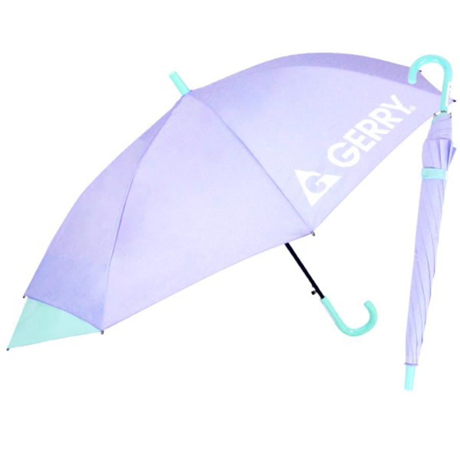 ☆ パープルxミントグリーン GERRY KIDS バックプロテクション長傘 55cm ジェリー 長傘 キッズ 傘 かさ カサ アンブレラ : BACKYARD FAMILY 雑貨タウン ...