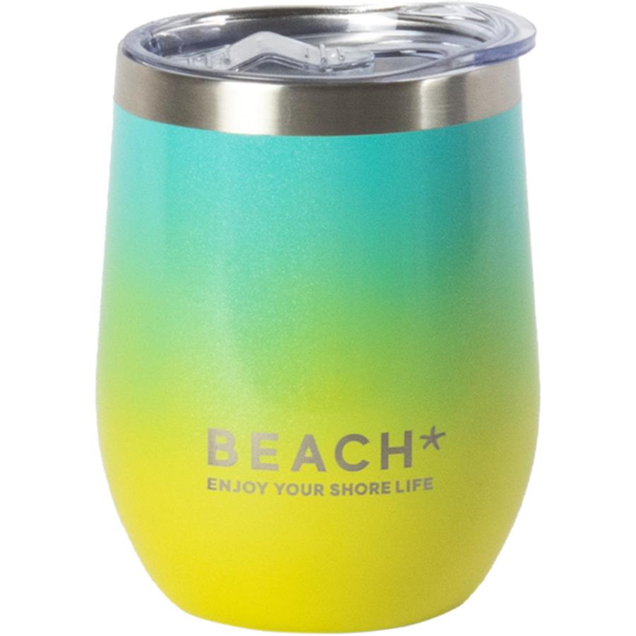 YELLOW HALEIWA グラデステンレスタンブラー 蓋つき 360ml タンブラー 保温 保冷 蓋付き HAPPY MARKET : BACKYARD FAMILY 雑貨タウン - 通販 ...