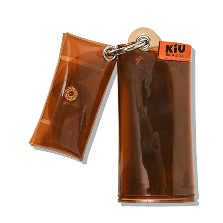 912.ブラウン ☆ KiU キウ PVC ウォレット PVC WALLET KiU 財布 キウ K338 二つ折り財布 二つ折り サイフ レディース メンズ : k338-zai ...