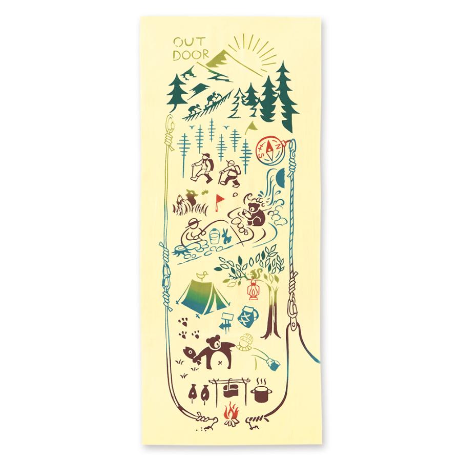 OUTDOORMAP Kenema てぬぐい kenema ケネマ 注染 手ぬぐい タペストリー 手拭い 絵 趣味 道楽 手拭 ハンカチ 絵手ぬぐい : BACKYARD FAMILY 雑貨 ...