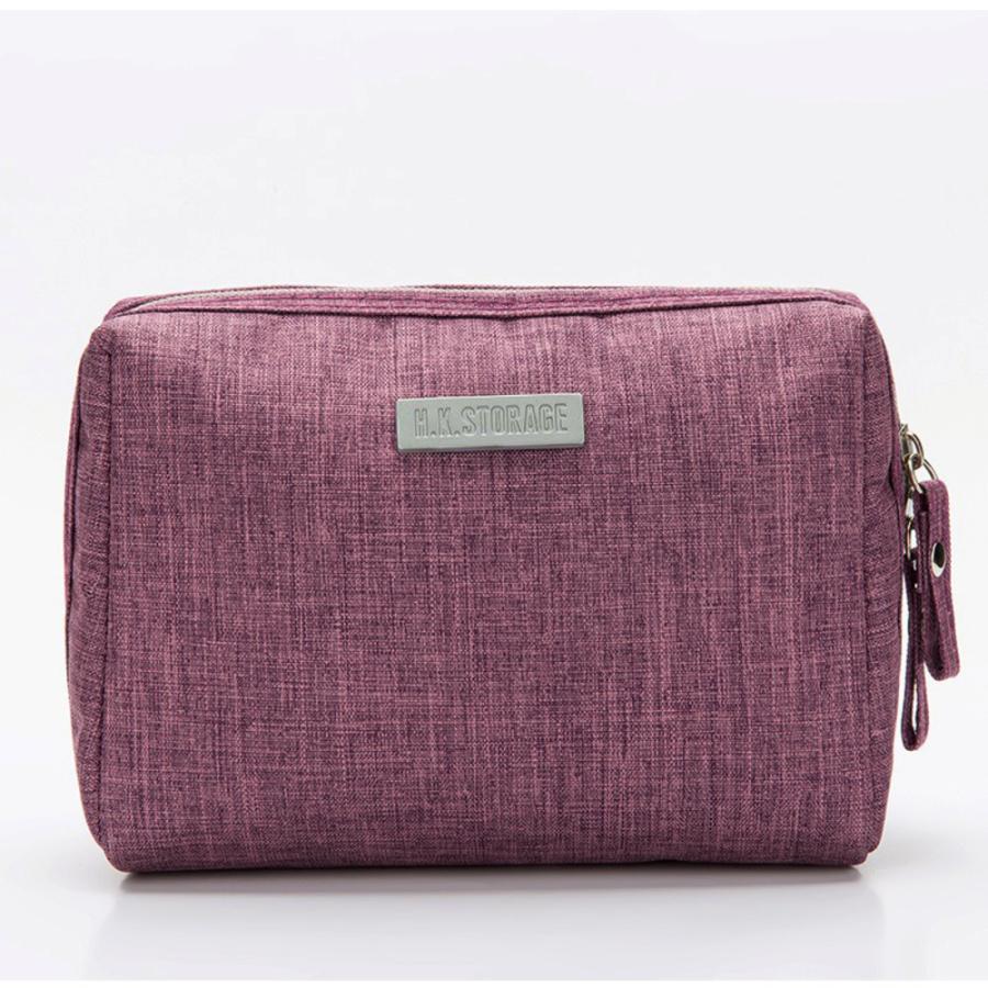 ☆ パープル 化粧ポーチ 通販 ポーチ 大容量 コンパクト 収納 レディース 小物入れ 小分け ジッパー 防水 ポケット 整理 化粧品 中身が見 : BACKYARD FAMILY 雑貨タウン ...