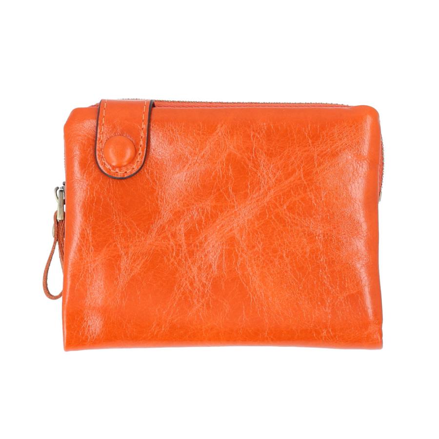 31.ORANGE Melody レザー 2つ折り財布 財布 レディース 二つ折り 本革 二つ折り財布 サイフ さいふ レザーウォレット 折 ...