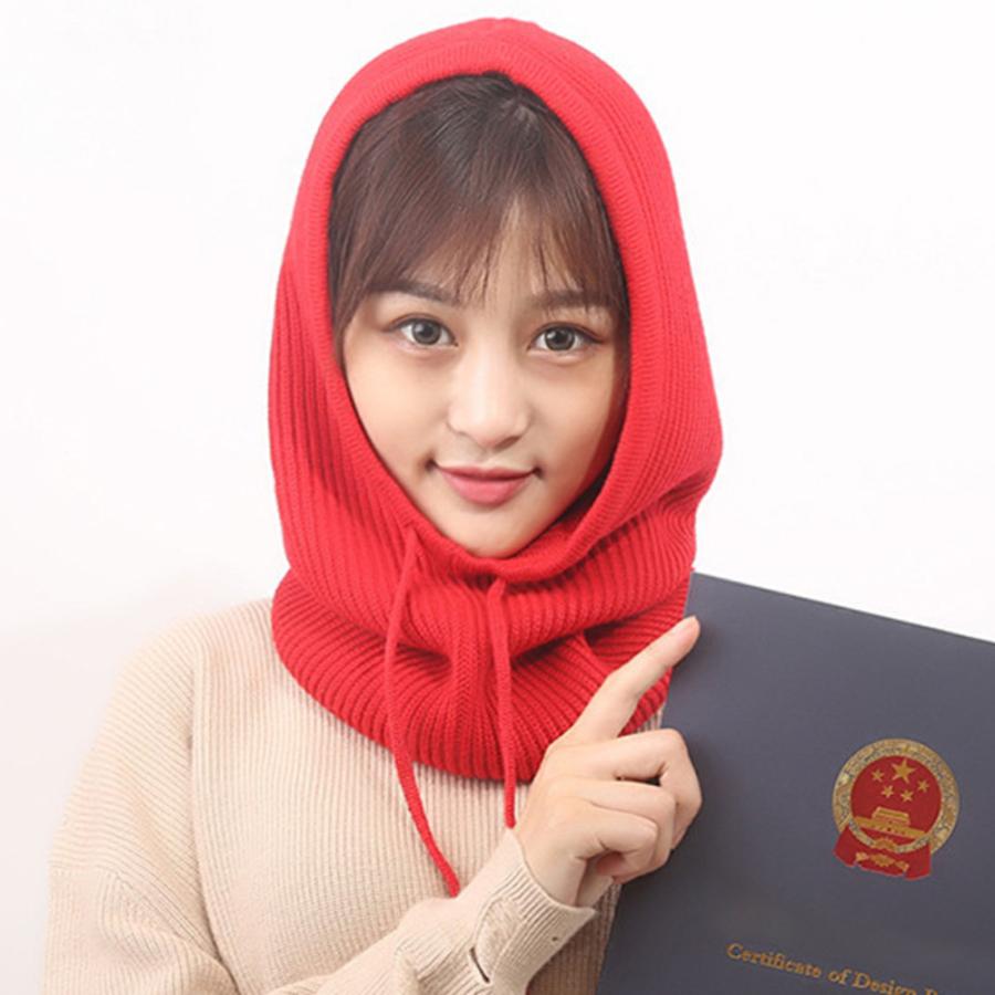 ★ レッド バラクラバ ニット ユニセックス mmbllk118i ネックウォーマー マフラー 帽子 ぼうし フード ニット帽 : BACKYARD FAMILY 雑貨タウン - 通販 ...