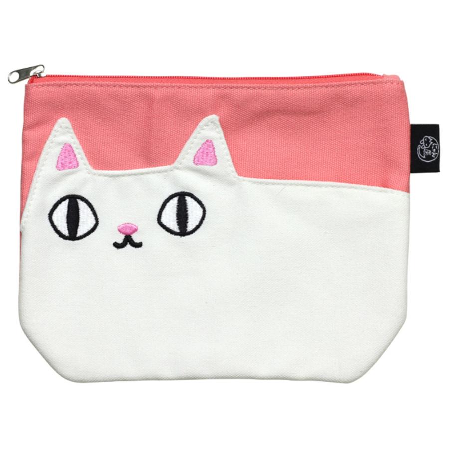 ☆ シロ 猫三兄弟 ポケットポーチ ねこ ポーチ 小物入れ メイクポーチ ペンポーチ キャラクター グッズ : BACKYARD FAMILY 雑貨タウン - 通販 - Yahoo!ショッピング