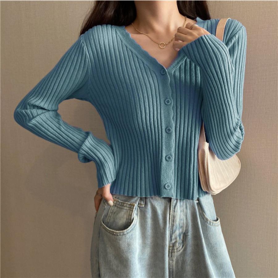 ☆ ブルー Vネック カーディガン pmymy769 レディース vネック ショート丈 おしゃれ 羽織り 春 秋 羽織 トップス はおり : BACKYARD FAMILY 雑貨タウン ...