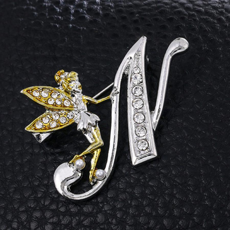 Nタイプ ☆ イニシャルブローチ pmyxd8150 ブローチ おしゃれ イニシャルブローチ チャーム イニシャル ピンバッジ アクセサリー : pmyxd8150-zai-xd10834n ...