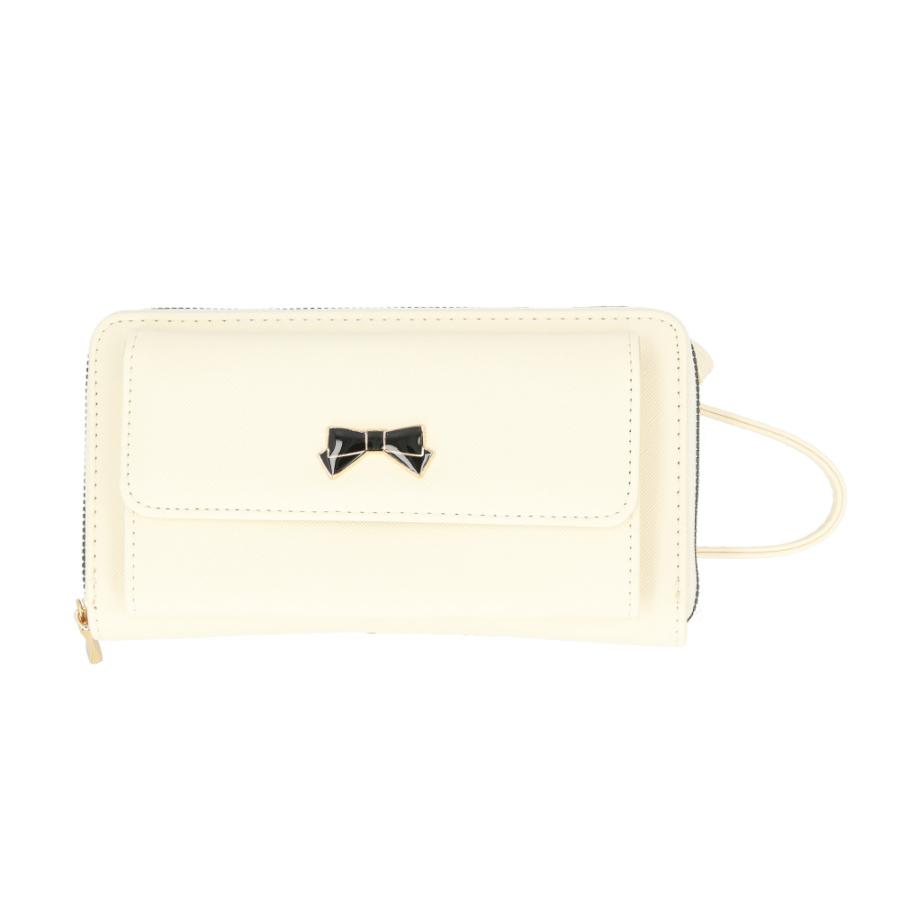 4837.オフホワイト Rapport かぶせポケット お財布ショルダー お財布ポシェット 大容量 レディース : BACKYARD FAMILY 雑貨タウン - 通販 - Yahoo!ショッピング