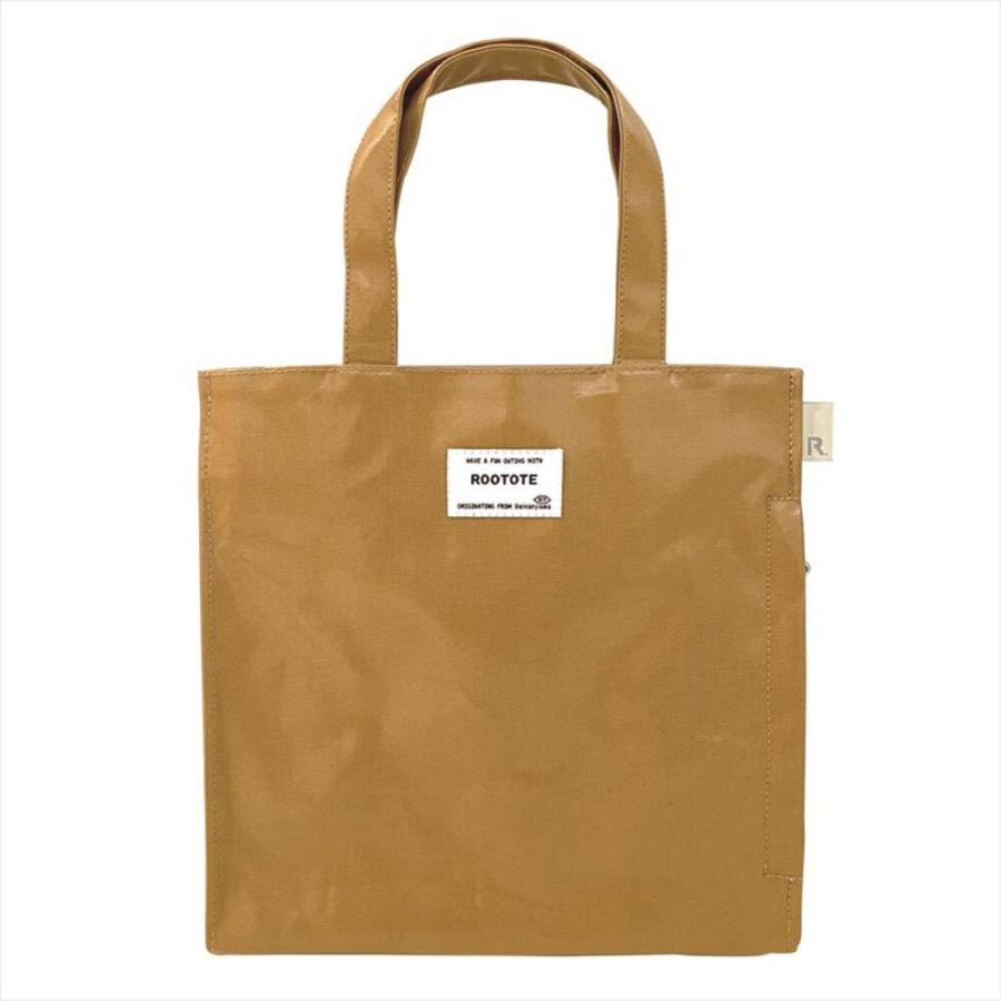 BEIGE ルートート ROOTOTE 1202 EU.スクエア.ラミネート-G ルートート ミニトート ROOTOTE 1202 EU.スクエア.ラミネート-G : BACKYARD ...