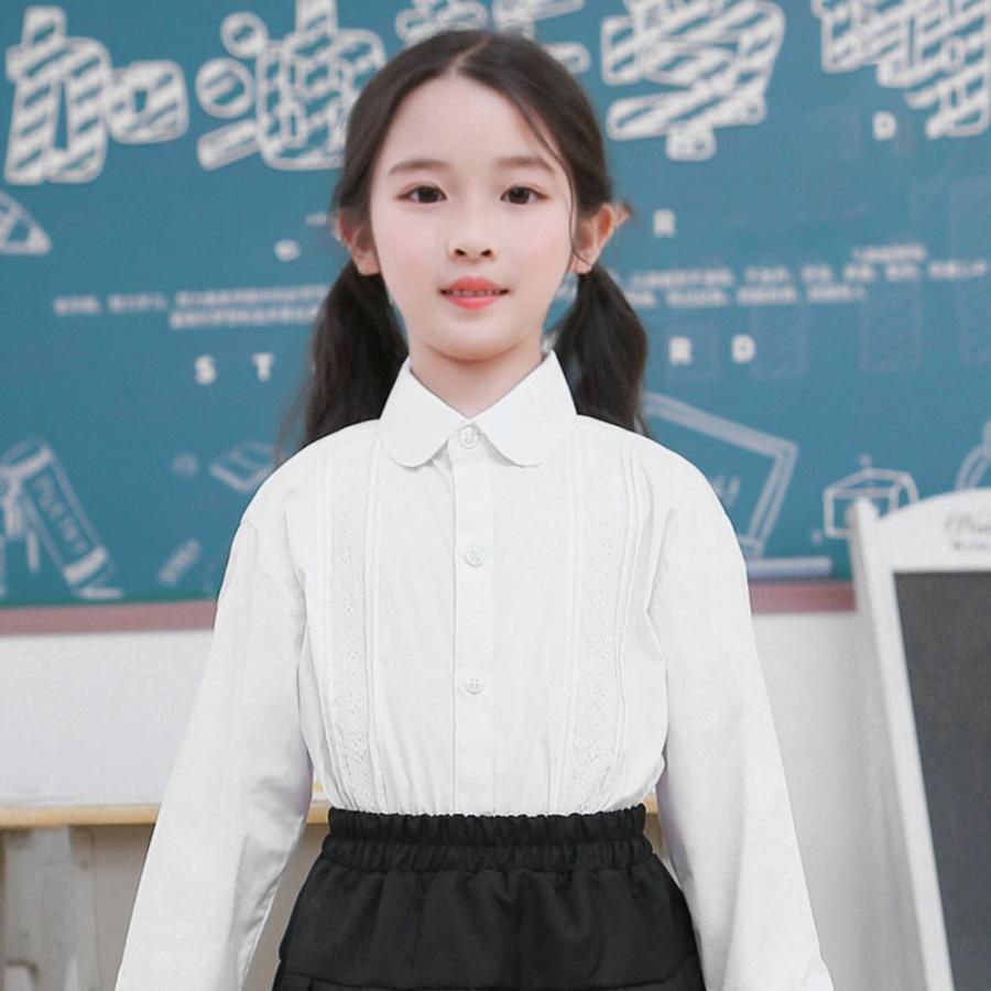 Dタイプ 100cm 子供シャツ 入学式 入園式 shirtbyc7ccx03 女の子 ブラウス キッズ 長袖 襟付き シャツ 白 トップス フォーマル : BACKYARD FAMILY ...