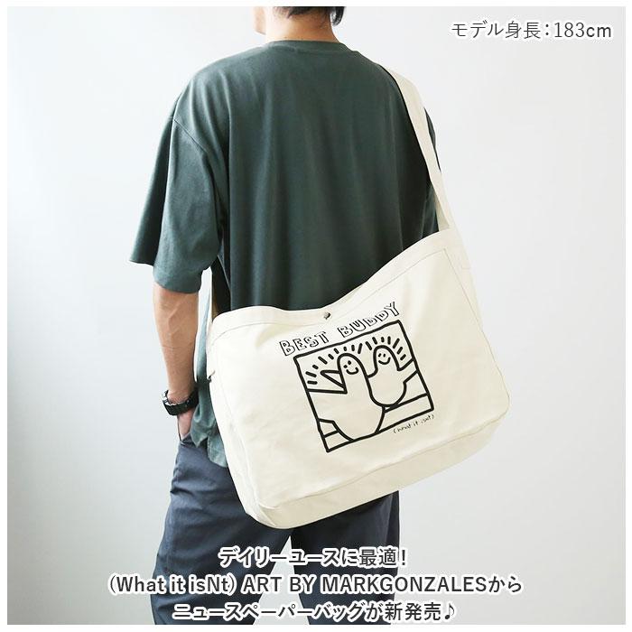 IV4 (What it isNt) ART BY MARKGONZALES ニュースペーパーバッグ What isNt MARK ...