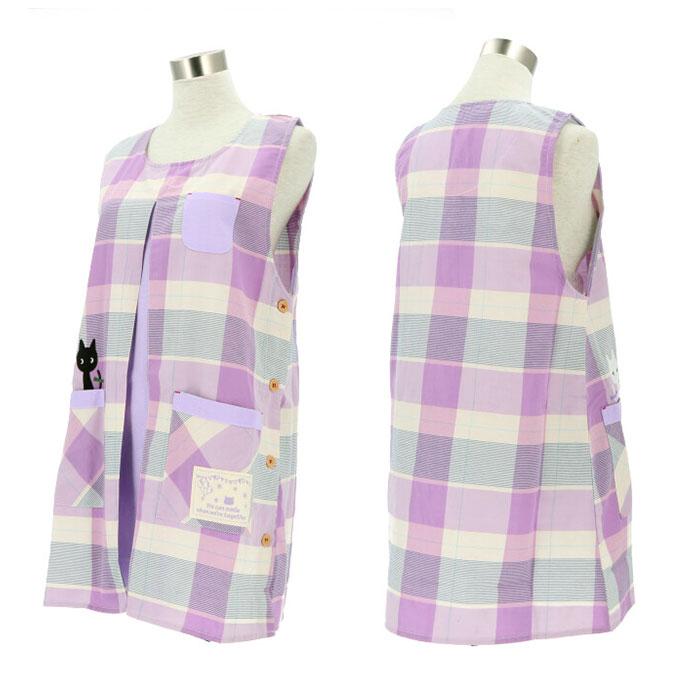 30529.ピンク アップリケ付きエプロン 2L 3Lサイズ エプロン おしゃれ 保育士 大きいサイズ ベスト 型 ショート丈 かわいい : BACKYARD FAMILY 雑貨タウン ...