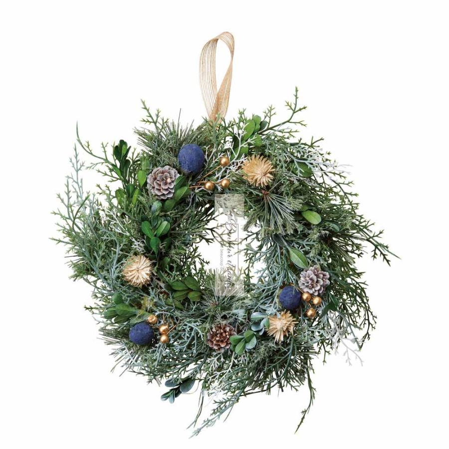 315M.緑のリース ナチュラル リース Mサイズ 玄関 春 オールシーズン インテリア 雑貨 造花 玄関飾り フェイクフラワー : BACKYARD FAMILY 雑貨タウン - 通販 ...