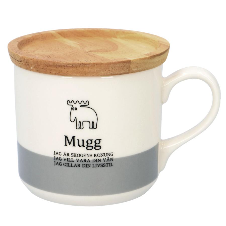 ☆ ブルー moz モズ 蓋付きマグ マグカップ 蓋付き 北欧 陶器 コップ 食器 おしゃれ かわいい 可愛い エルク 北欧雑貨 日用品 ...