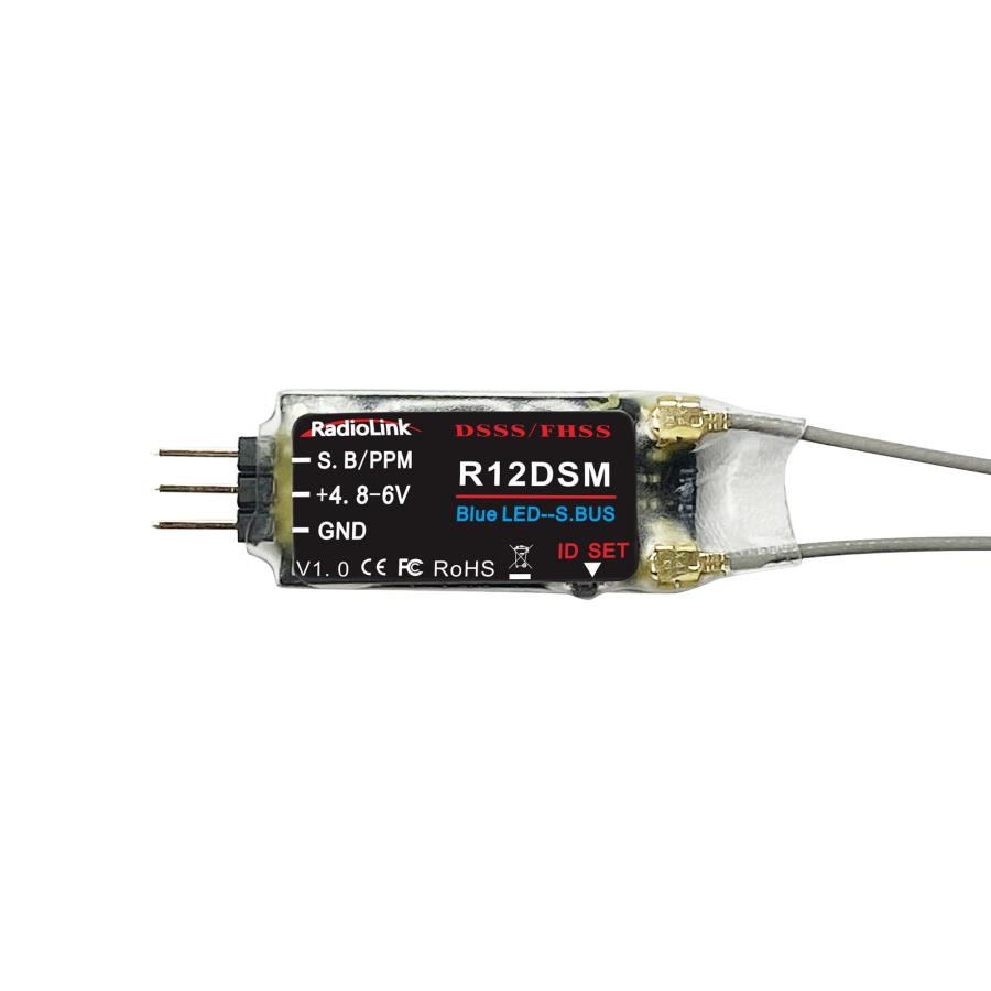 Radiolink R12DSM 2.4Ghz 12 Channels Micro RC Receiver SBUS/PPM L 並行輸入品 ...