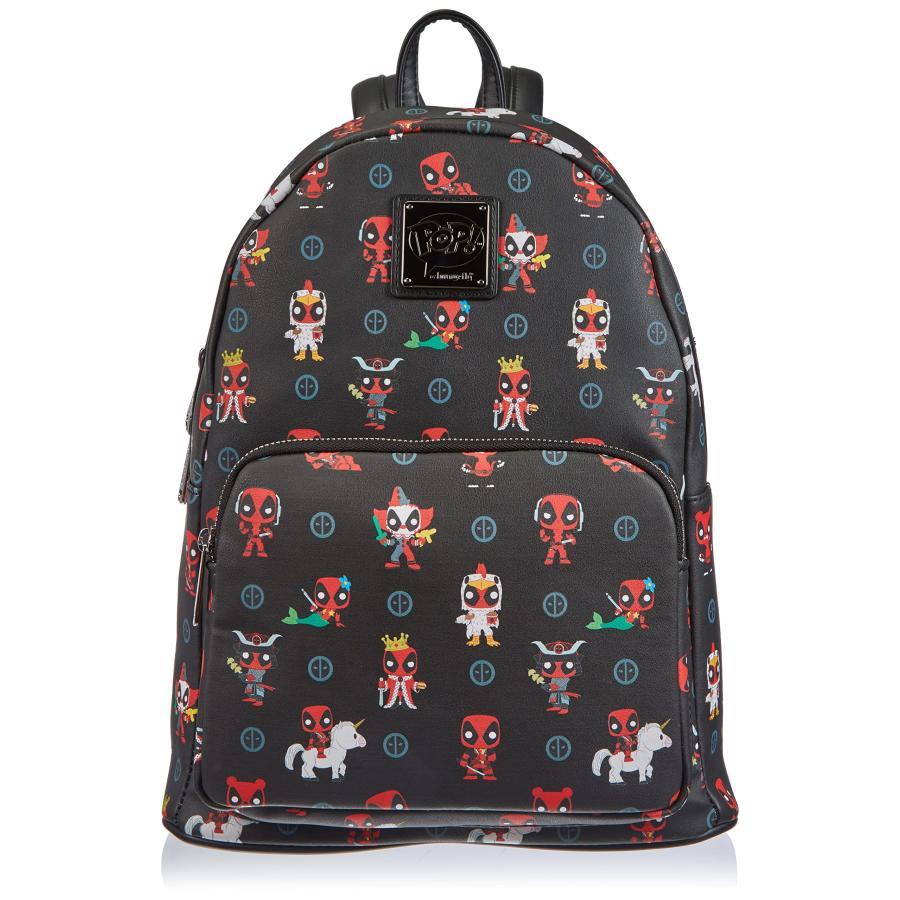 Loungefly POP Marvel Deadpool 30th Anniversay All Over Print Wome 並行輸入品 ...