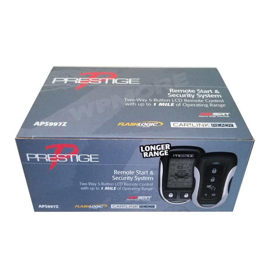 Prestige APS997Z 2 Way LCD 1 Mile Remote Start and Alarm + Flash 並行輸入品 ...